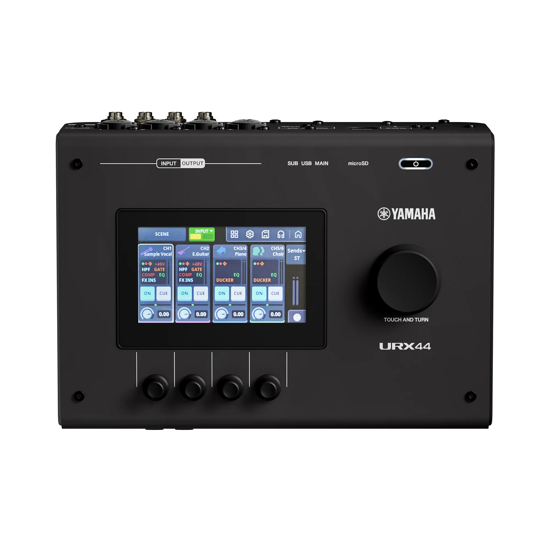 Yamaha URX44 BK 4-Kanal USB 2.0 Audiointerface NEUHEIT | 00054514