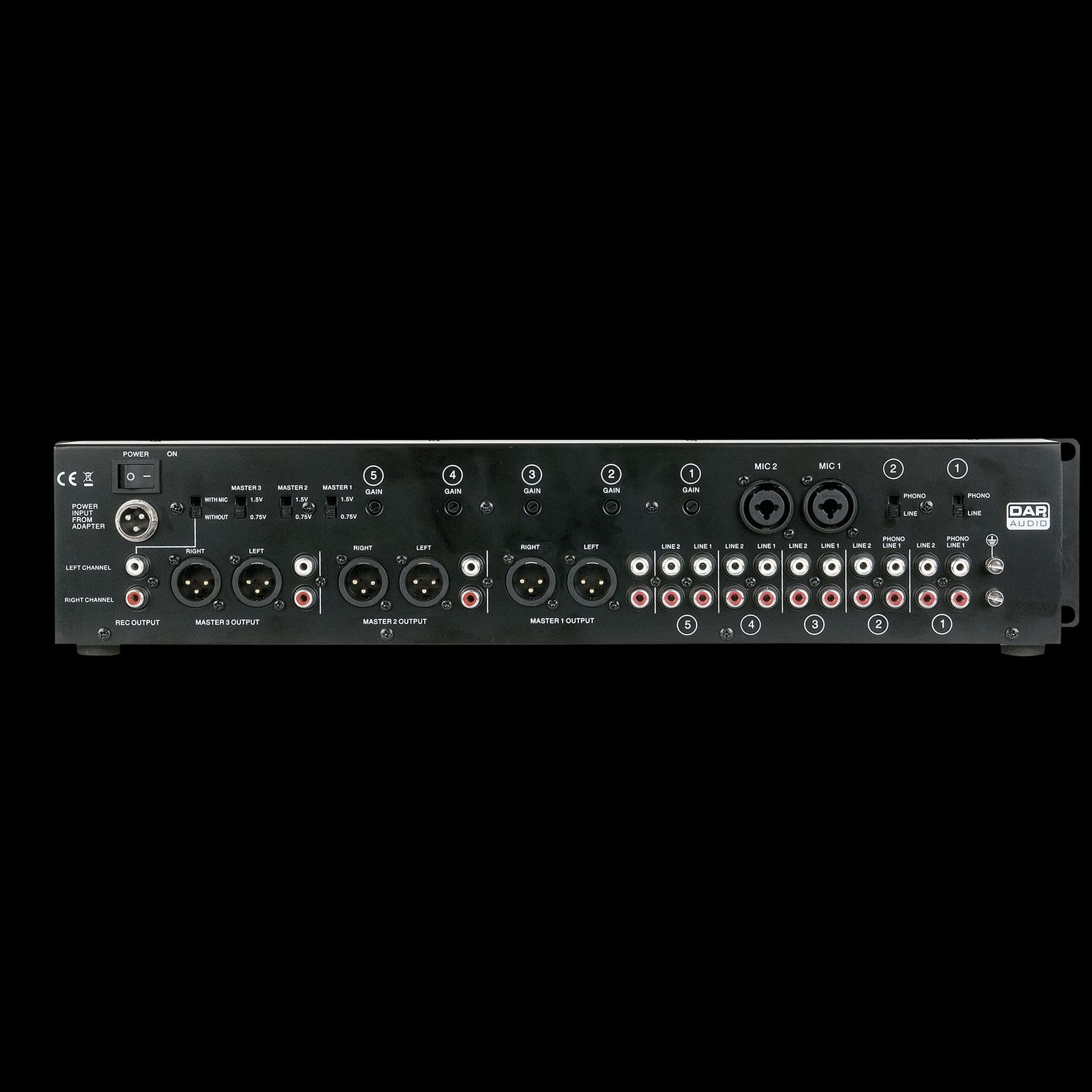 DAP-Audio IMIX-7.3 7-Kanal Rackmixer 19" 2 HE | 00052660