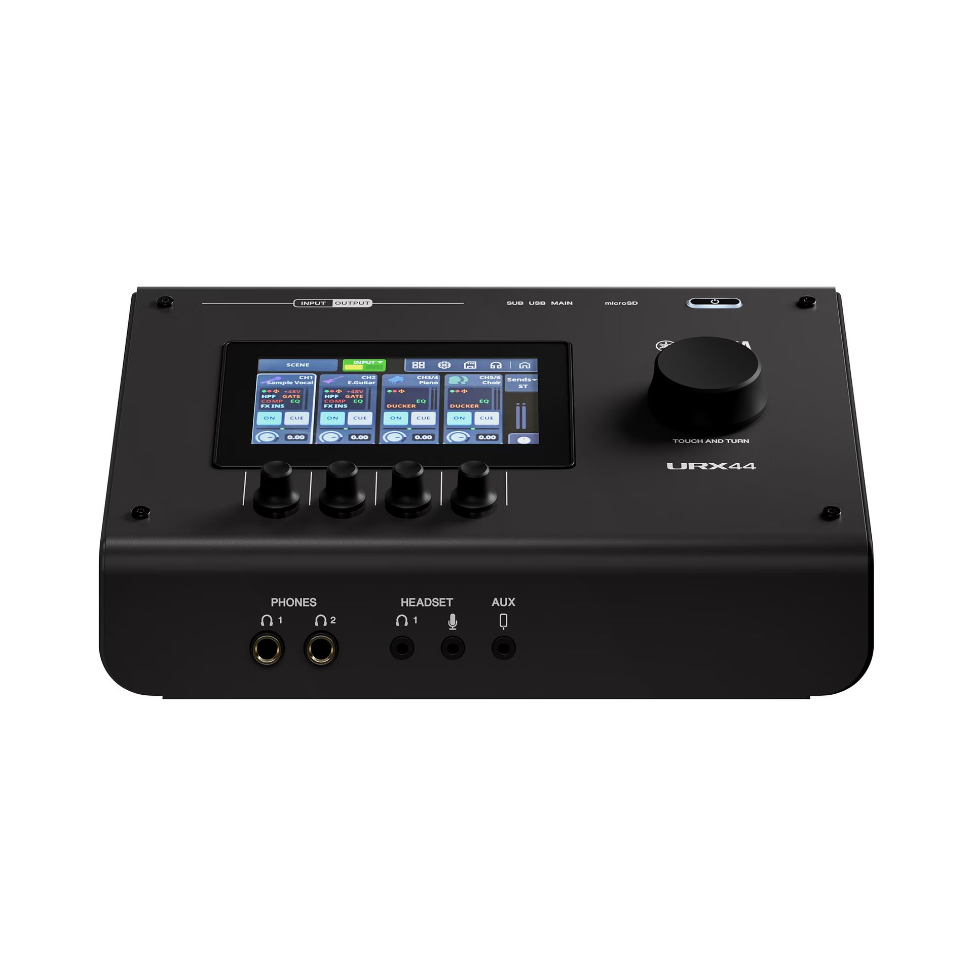 Yamaha URX44 BK 4-Kanal USB 2.0 Audiointerface NEUHEIT | 00054514