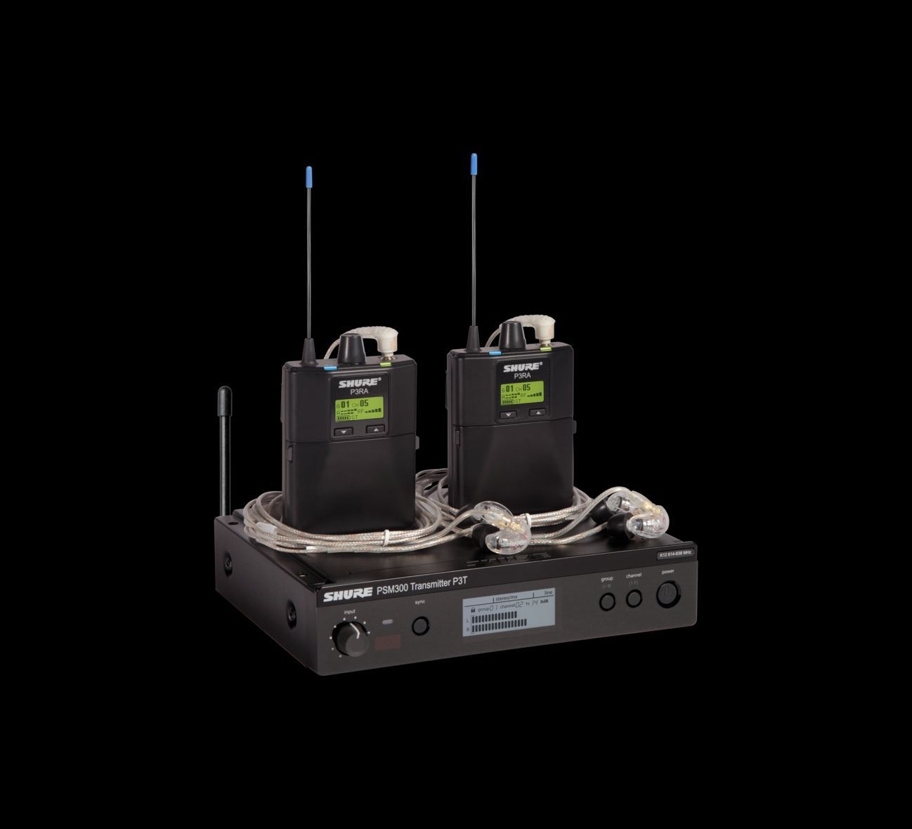 Shure PSM 300 Twin Pack Pro P3TERA215TWP-S8 In-Ear Monitoring System ...