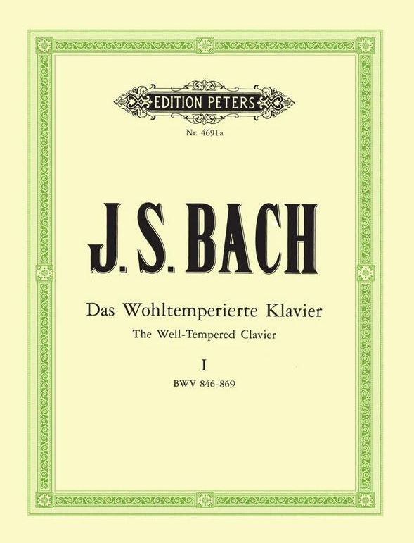 Noten Das wohltemperierte Klavier Teil 1 Johann Sebastian Bach EP4691A ...