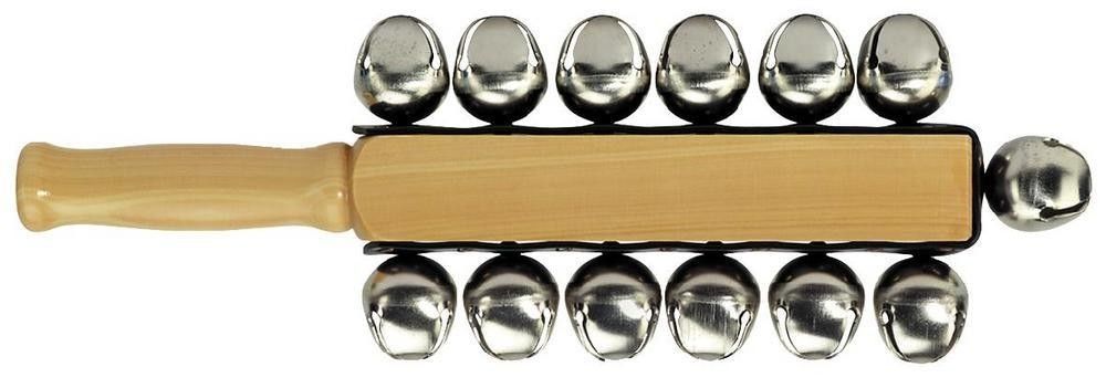 Gewa Schellenstab mit 13 Schellen Schlittengeläut Schlittenschellen ...