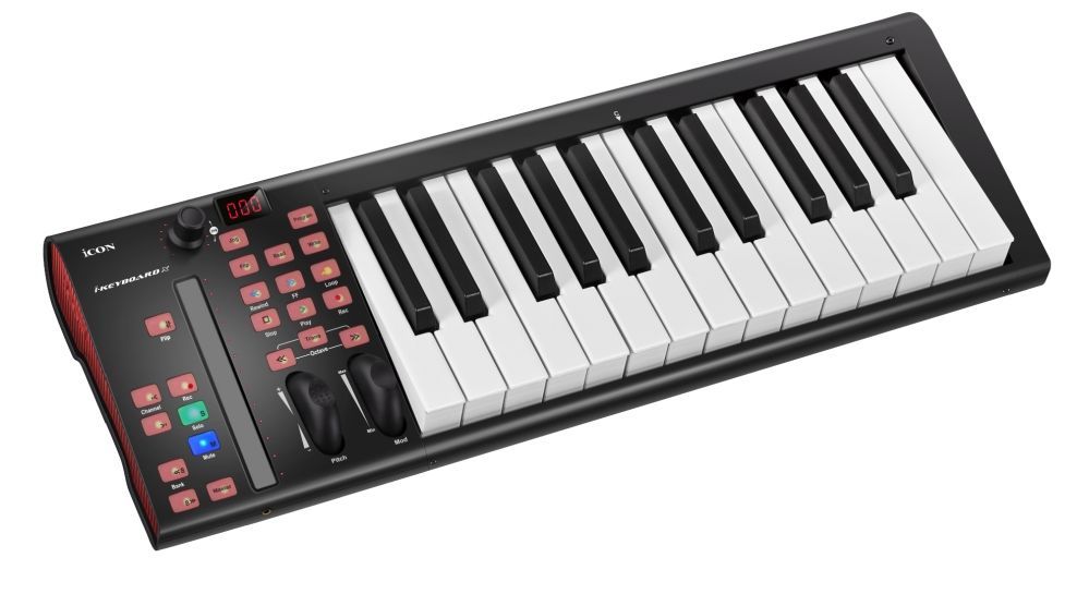 Icon iKeyboard 3X Masterkeyboard mit 25 Tasten, USB / Midikeyboard ...
